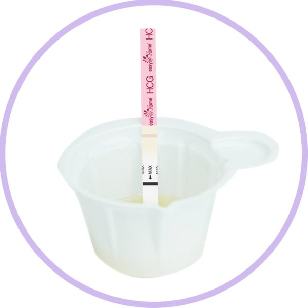 Easy@Home Pregnancy Test Strips with Urine Cups