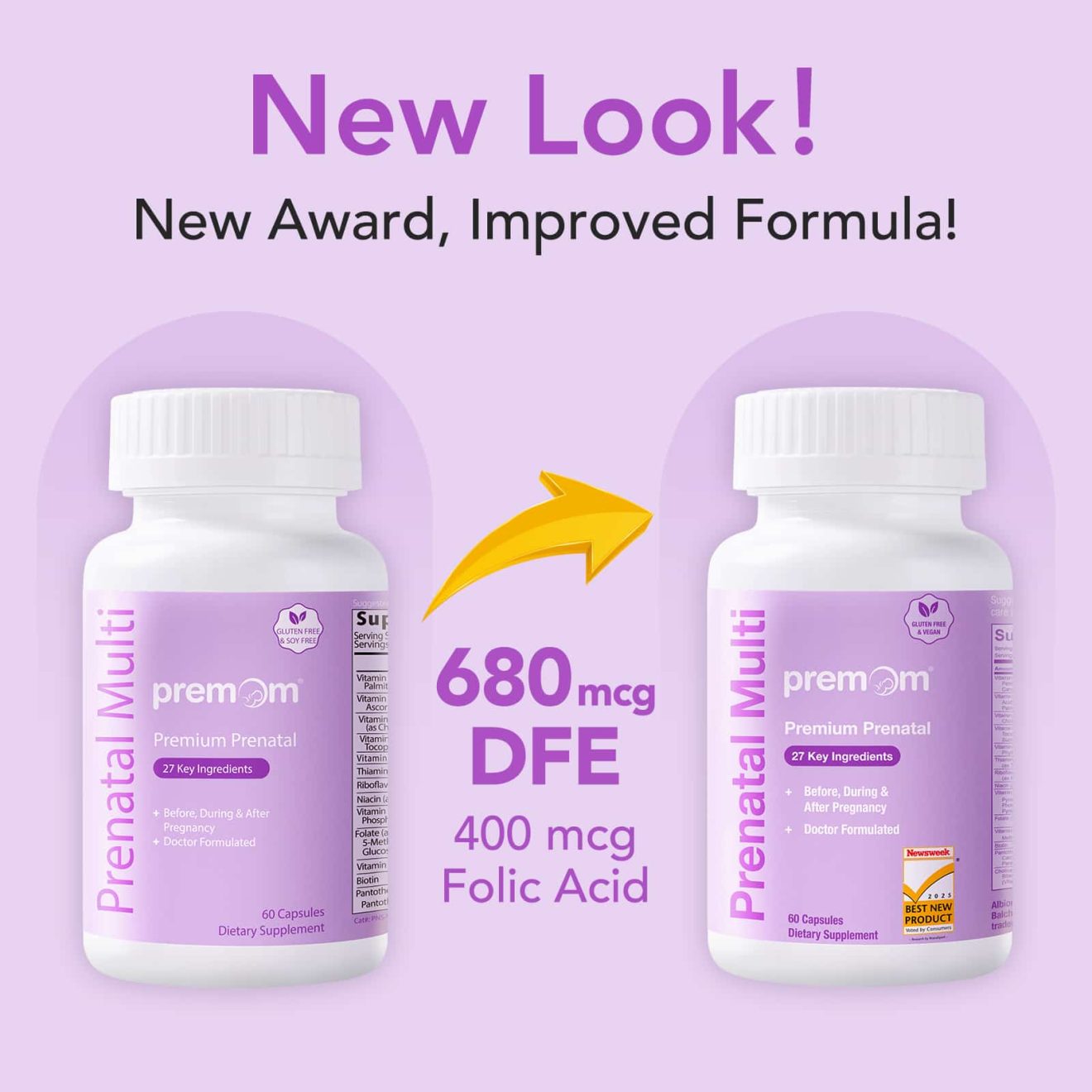 Premom Multivitamin for Women: TTC, Nursing & Postpartum