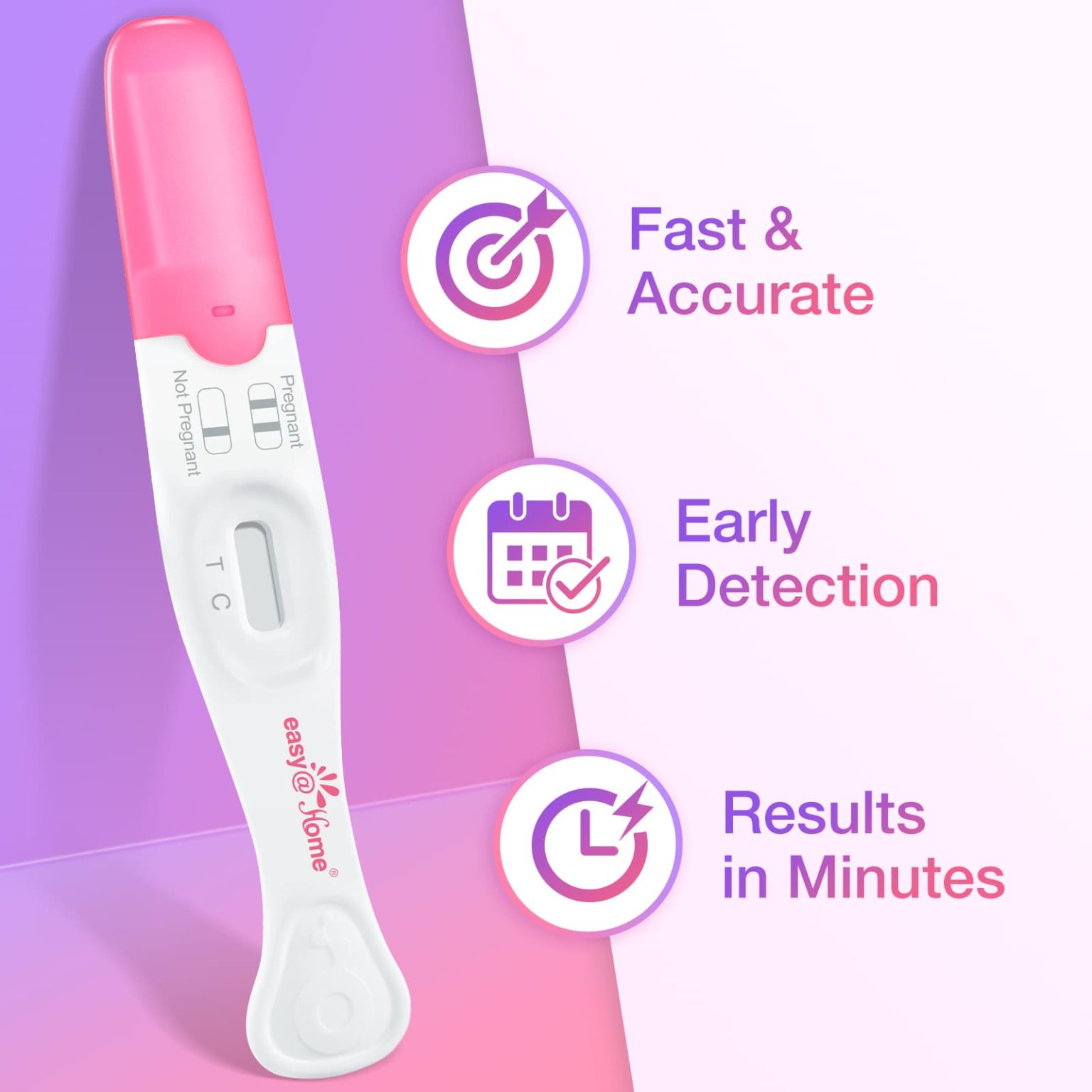 Easy@Home Ovulation & Pregnancy Test Kit & Collapsible Pee Cups